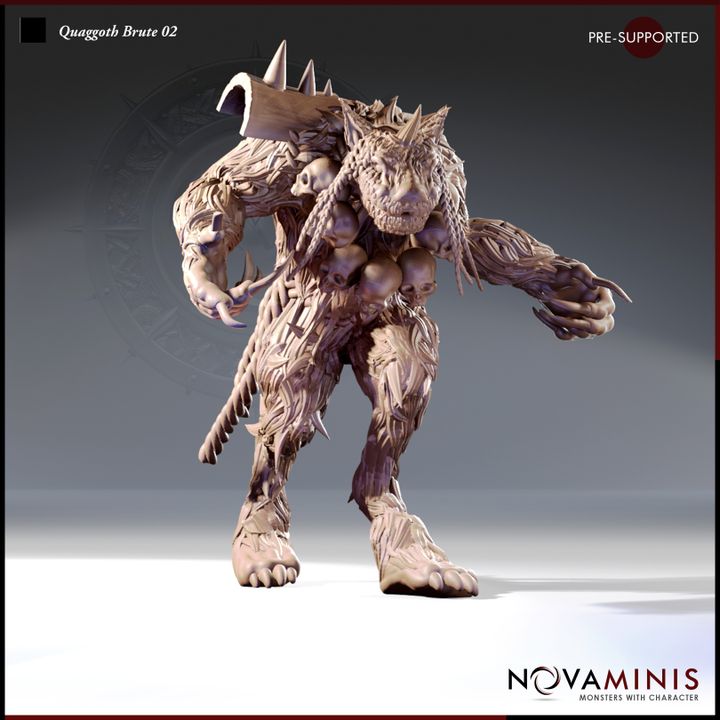 3D Printable Quaggoth Brute 02 by NovaMinis